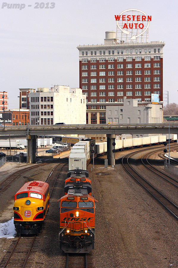 Westbound BNSF Intermodal Train